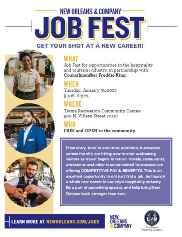 January Job Fest at Treme Center| January 31, 2023 | New Orleans and ...